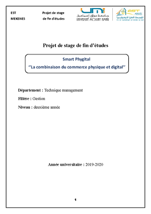 PFE Le contrôle de gestion dans les entreprises - UNIVERSITÉ IBN TOFAIL ...
