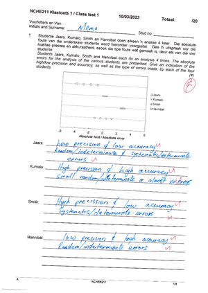 NCHE211 Final Exam Cheat Sheet: Study Units 2-6 Overview - Studocu