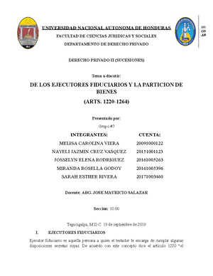 Informe Privado II - PORTADA UNIVERSIDAD NACIONAL AUTÓNOMA DE HONDURAS ...