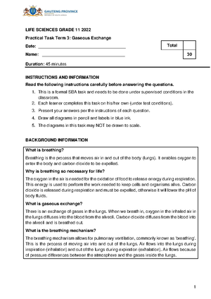 Life sciences assessment exemplars CAPS Grade 12 teacher guide - Studocu