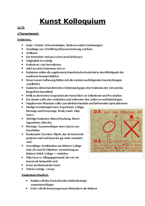 Kunst LK: Fachbegriffe zur Bildanalyse und deren Interpretation - Studocu