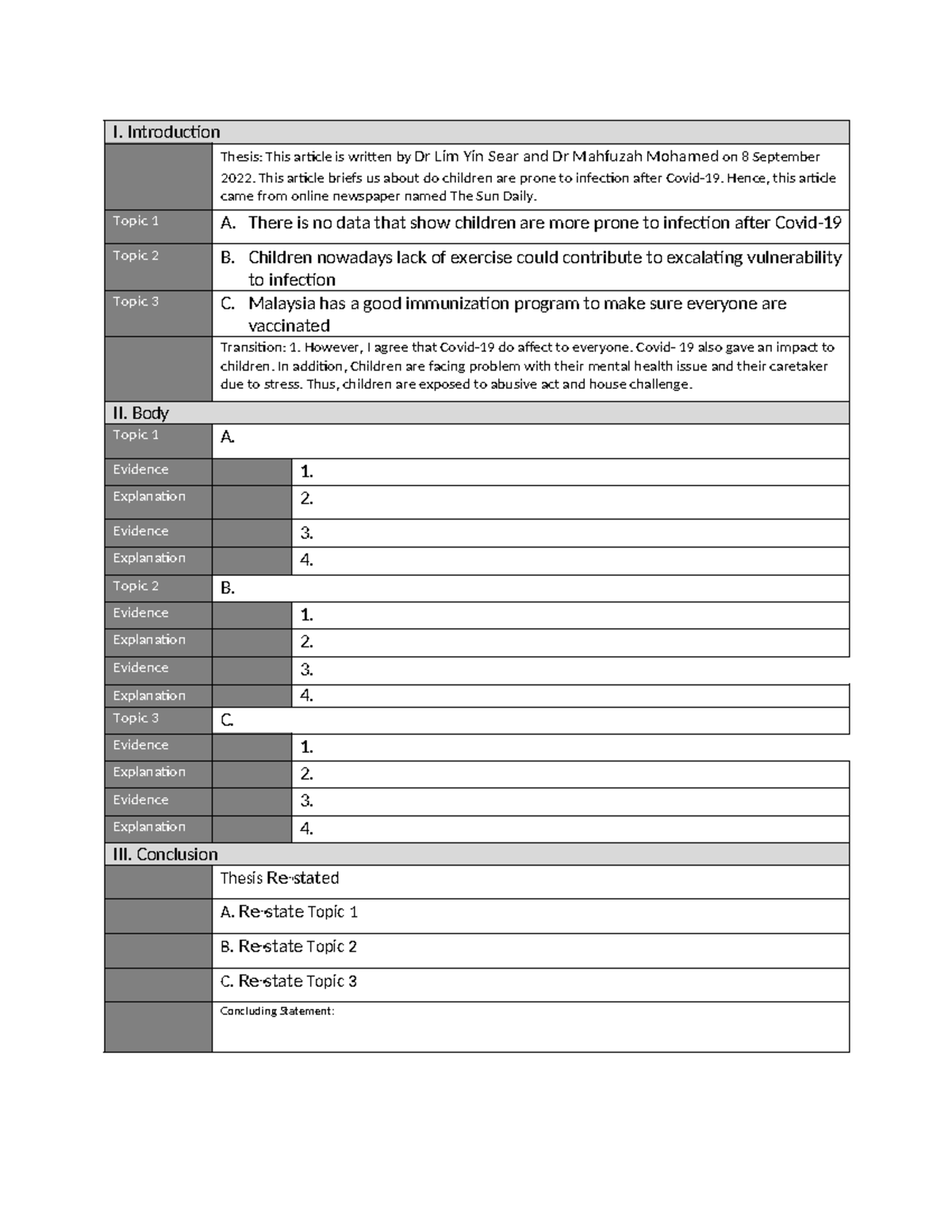 ELC Covid - Impact on Children's Health and Immunization Insights - Studocu