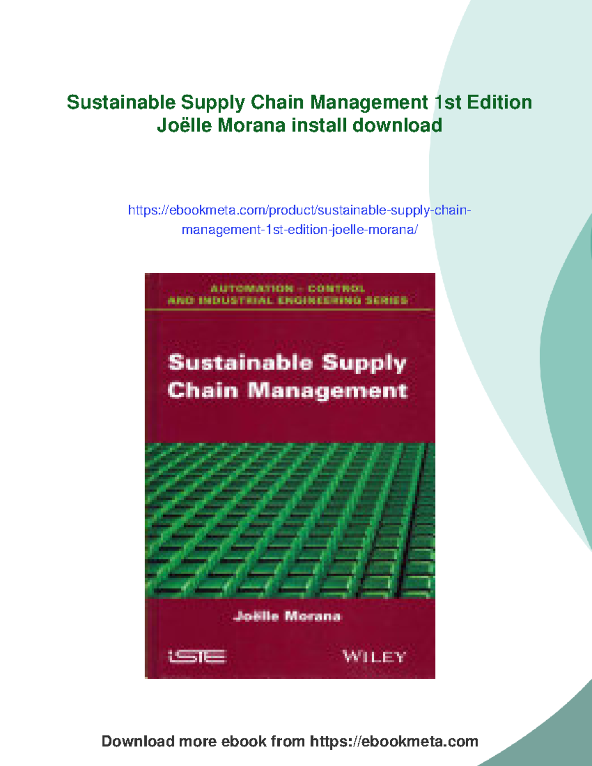 Sustainable Supply Chain Management: Insights from Key Texts and ...