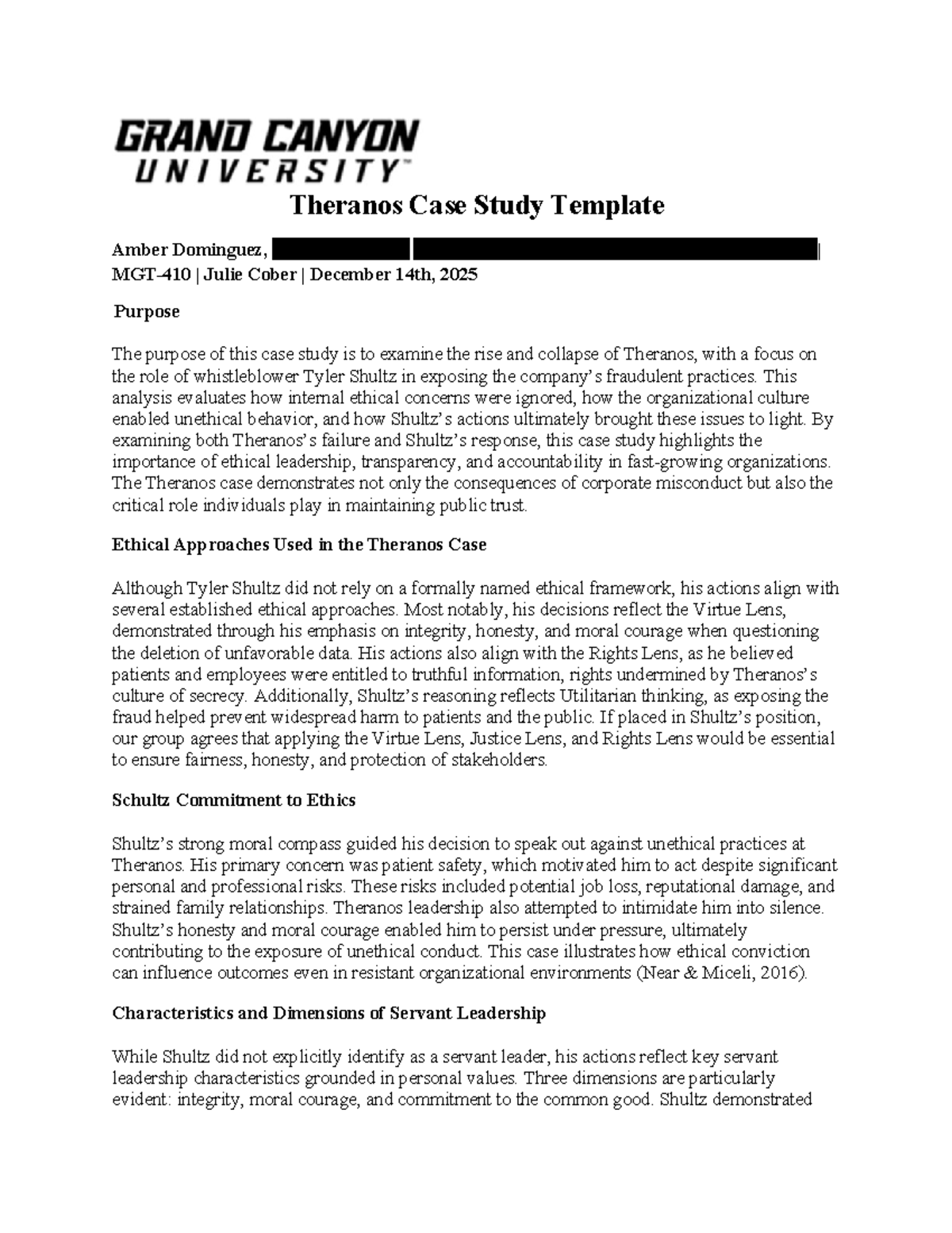 Theranos Case Study (BUS 101): Whistleblower Impact & Ethics Analysis - Studocu