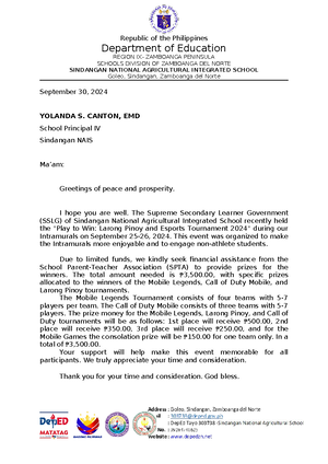 FS 1 Sample Template - asthr e - BELLEN, CINDY | BACHELOR OF SECONDARY ...