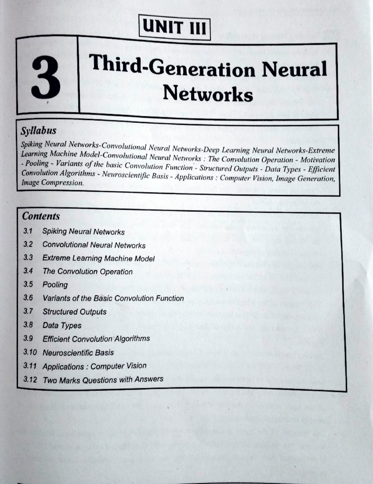 CCS355 Deep Learning and Neural Network Notes Unit 3 Overview - Studocu