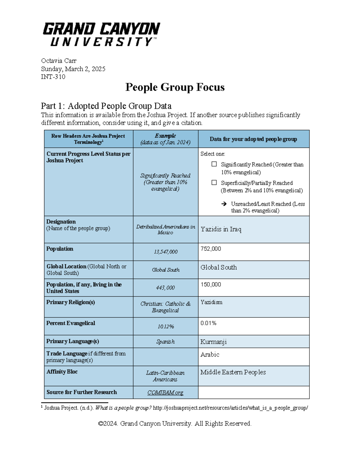 People Group Focus: Adopted Yazidi Data & Contextualization Strategies ...
