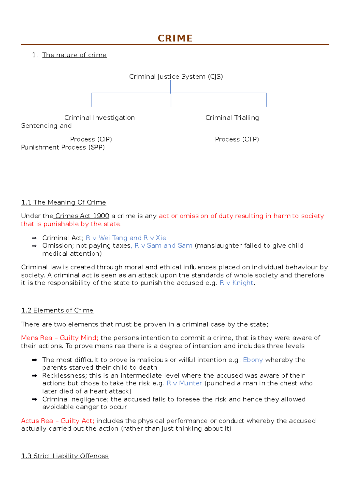 Legal Studies - ALL TOPICS including family, shelter, crime and human ...