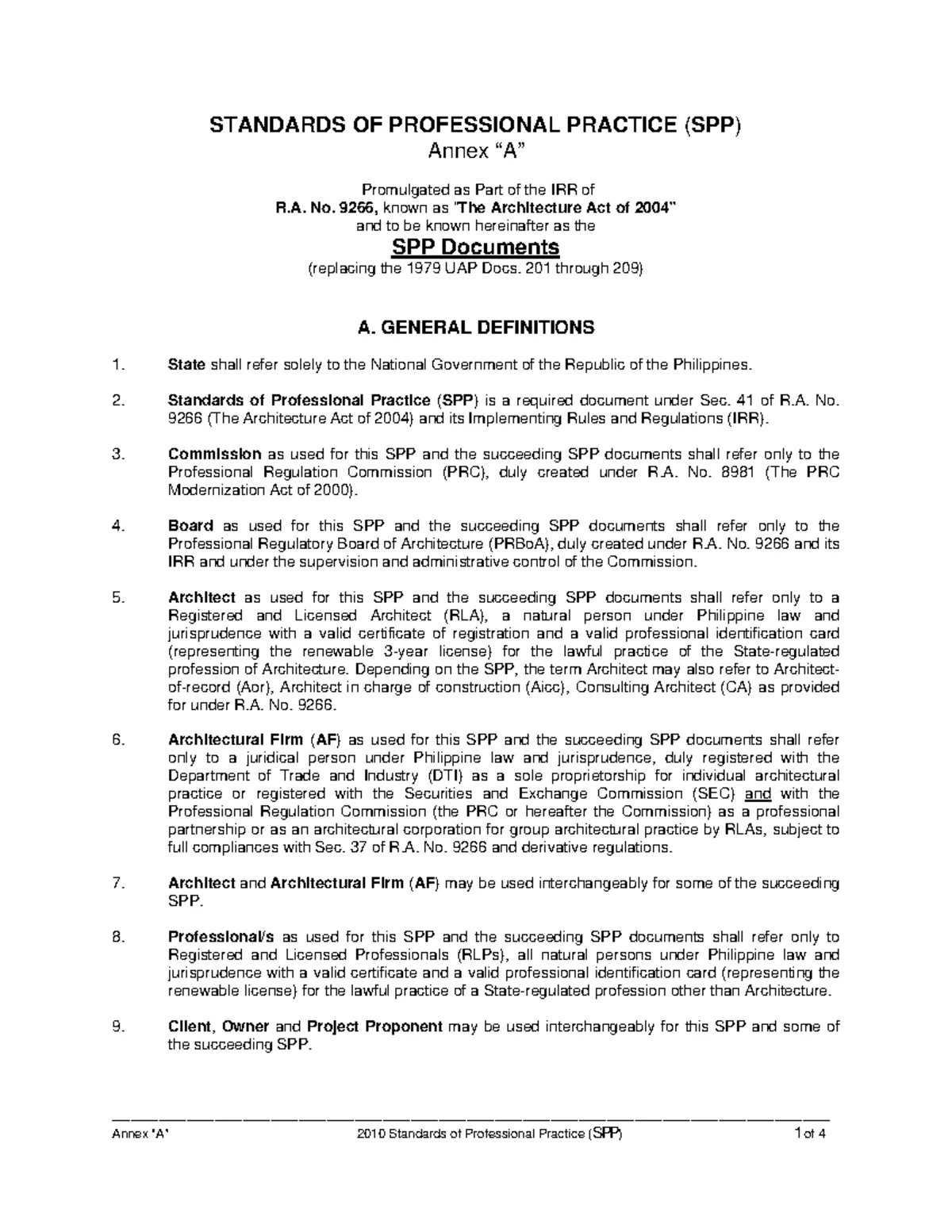 Re Entry Plan Form BOSH for SO1 - Republic of the Philippines ...