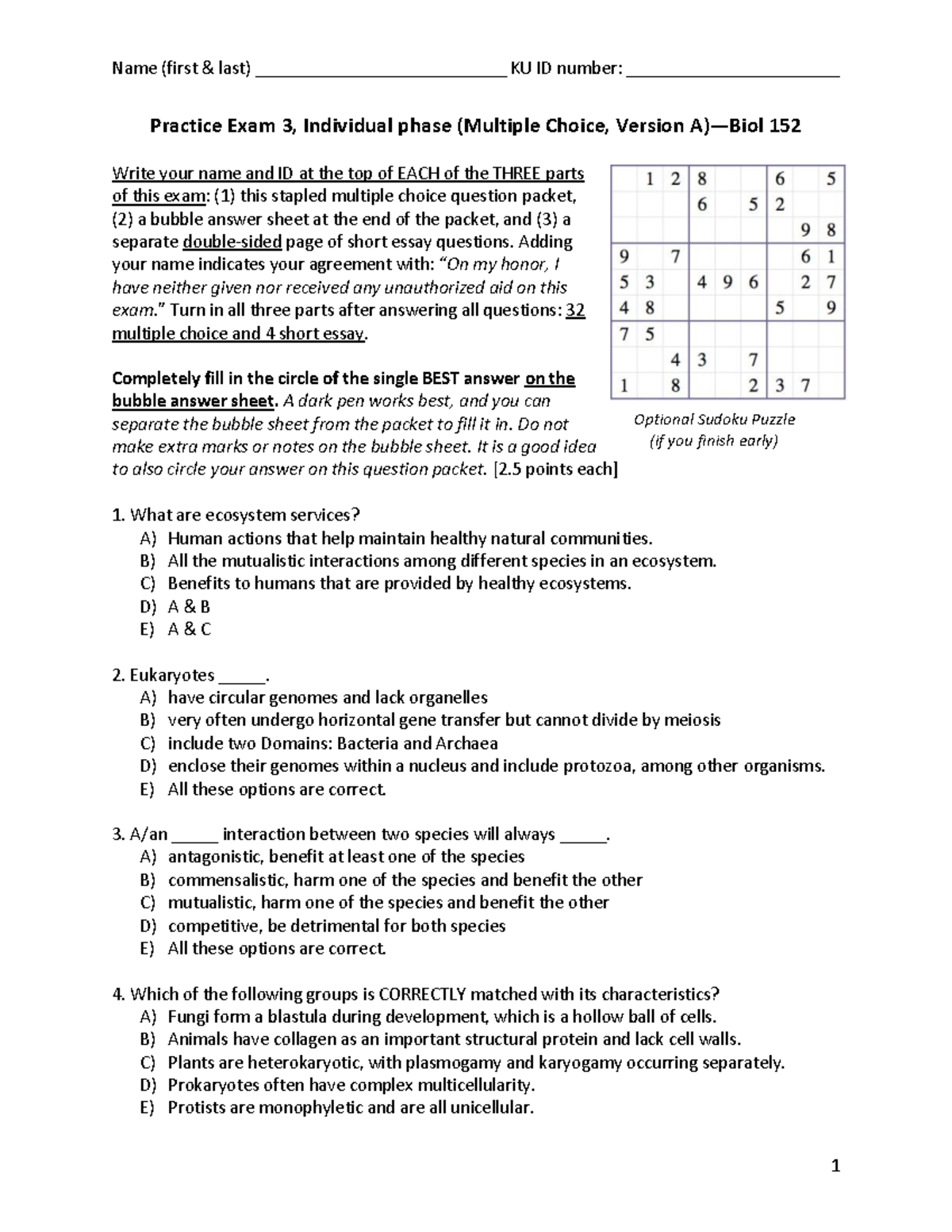 Practice Exam 3 2312 - Name (first & last ...