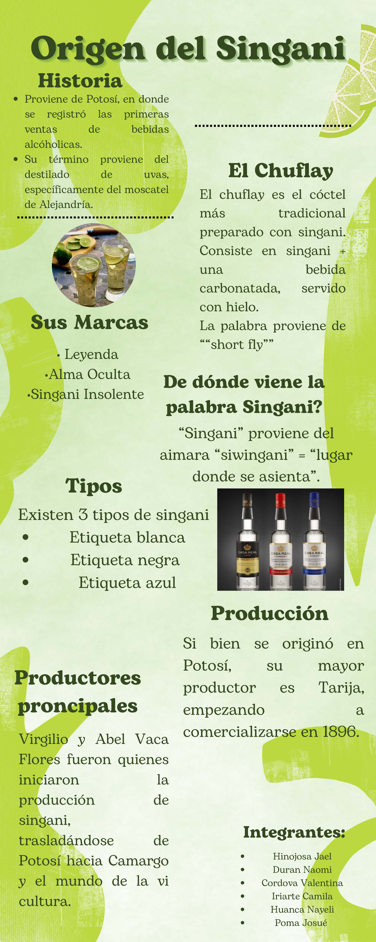 Origen del Singani y el Pisco: Historia y Producción - Studocu
