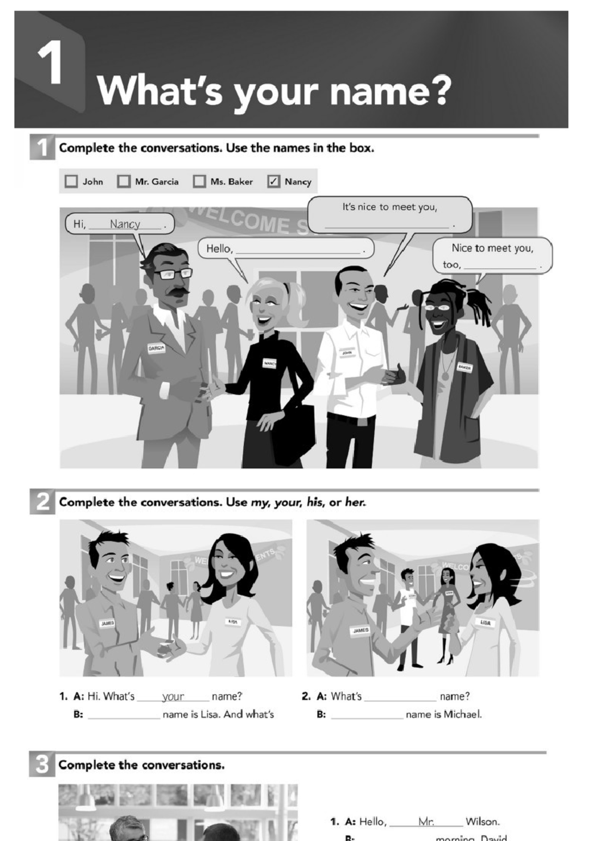 Inter Unit 1 WB - Conversation Practice and Responses - Studocu
