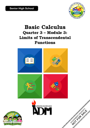 Basic Cal 11 Mod7 - Basic Calculus Quarter 3 – Module 7: Rules of ...