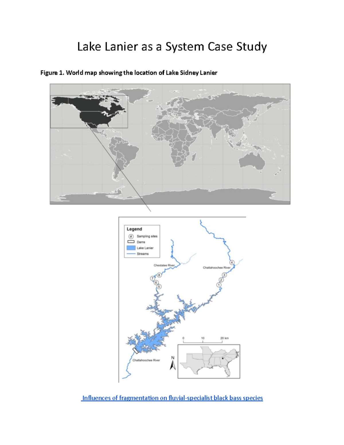 MATH 1.2 Case Study: System Analysis of Lake Lanier - Studocu