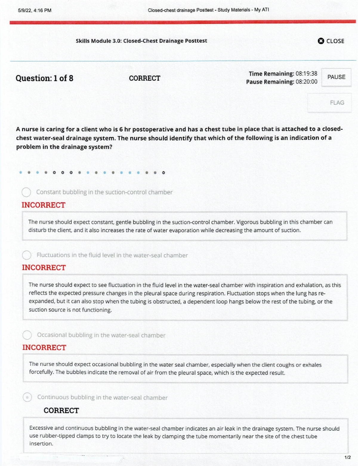 ATI Infection Control Posttest Study Guide - Ne Skills Module 3 ...