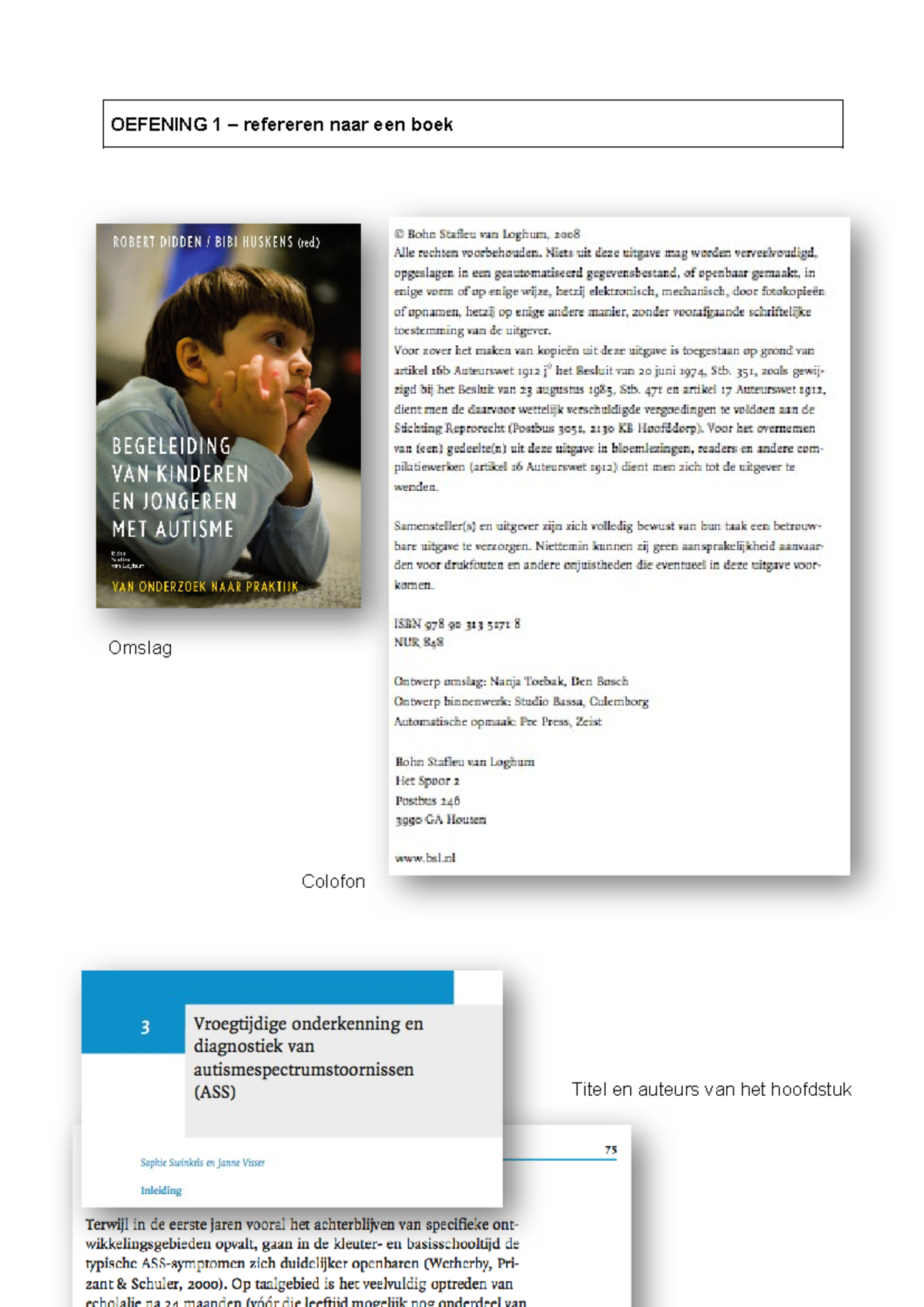 Oefeningen APA 2425 versie 2 - OEFENING 1 – refereren naar een boek ...