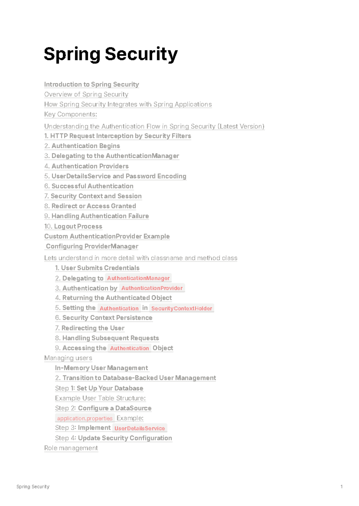 Spring Security Overview: Key Components & Authentication Flow (LYST175 ...