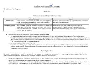 Module 5- Assignment 2 CJ 120 - Brittani Spitzer CJ 120: Cultural ...