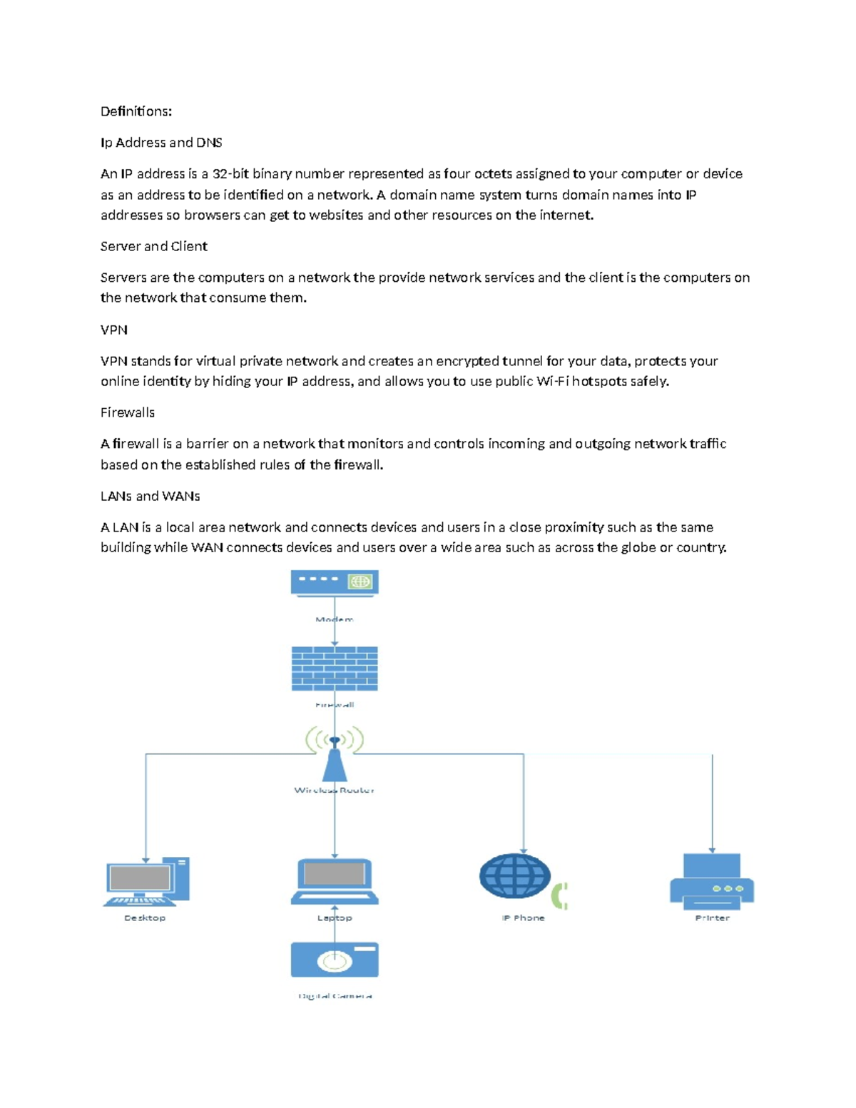 3-2 network config - assignment 3-2 - Definitions: Ip Address and DNS An IP address is a 32-bit ...