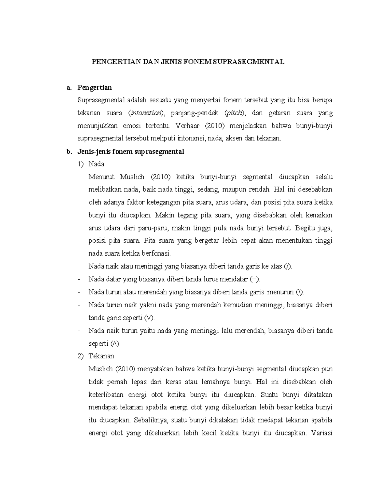 Fonem Suprasegmental: Pengertian dan Tipe-Tipenya dalam Linguistik ...