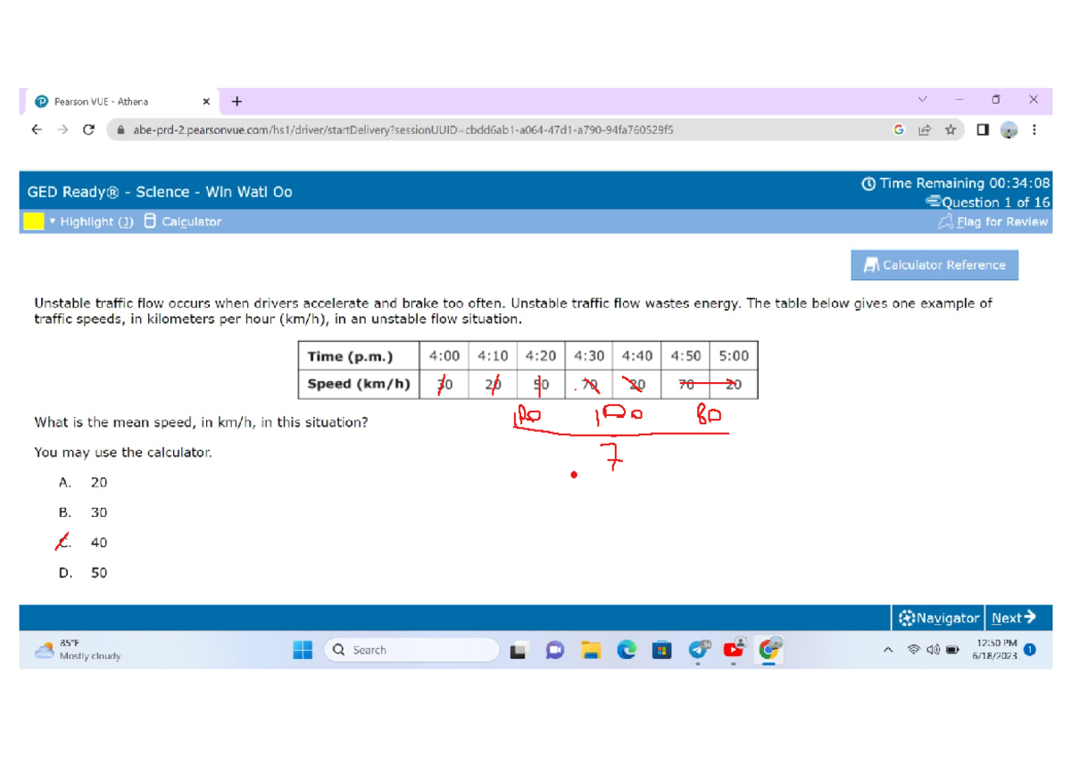 GED Science Practice Test 1-1: Unstable Traffic Flow & Cell Cycle - Studocu