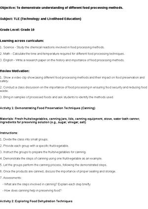 Cookery-9-DLL- Third- Quarter - GRADES 1 to 12 DAILY LESSON LOG School ...