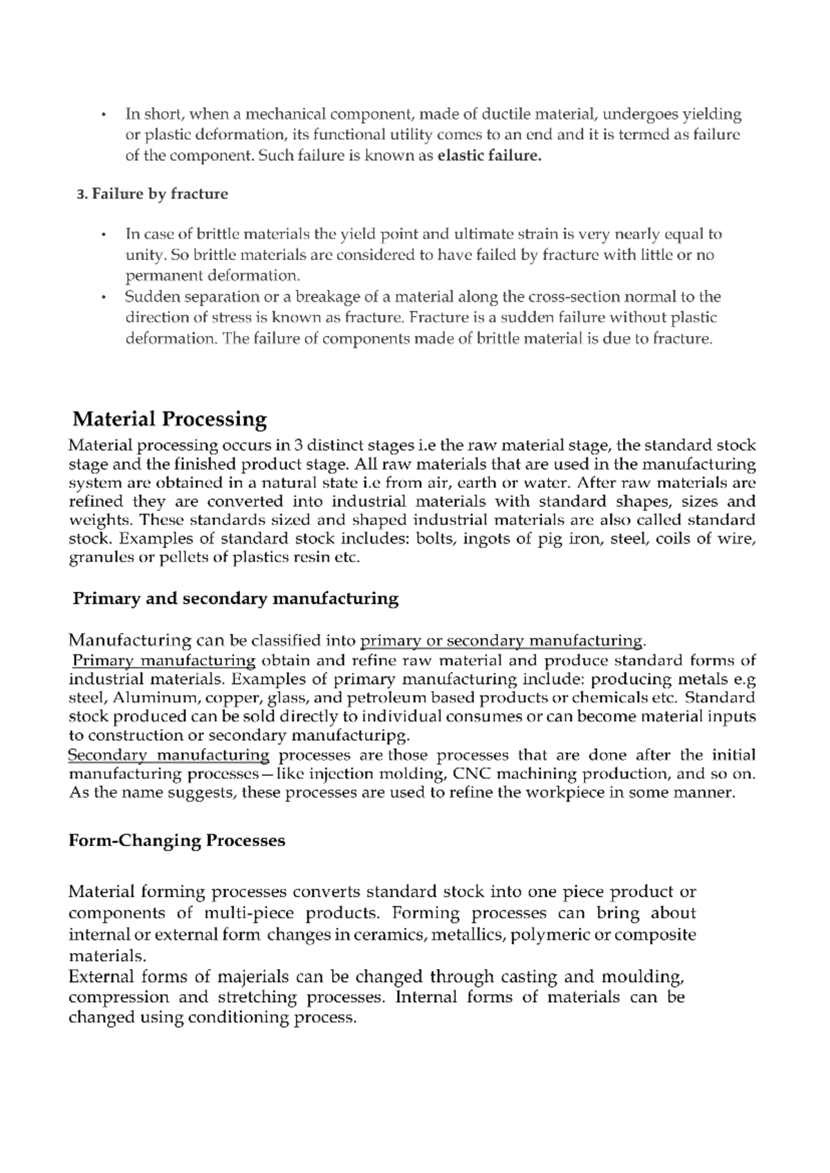 Lessons 4-6: Mechanical Component Design & Failure Analysis - Studocu