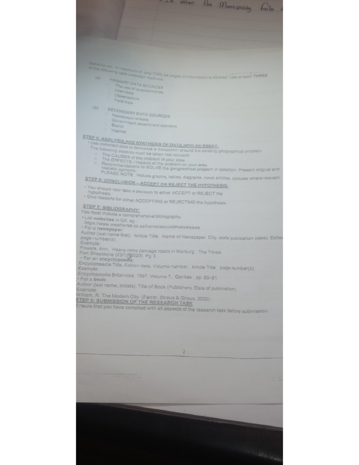 science grade 12 notebook learns guide m - of statistics the following ...