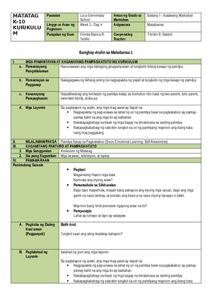 Pagpapantig lesson plan - Department of Education REGION III – CENTRAL ...
