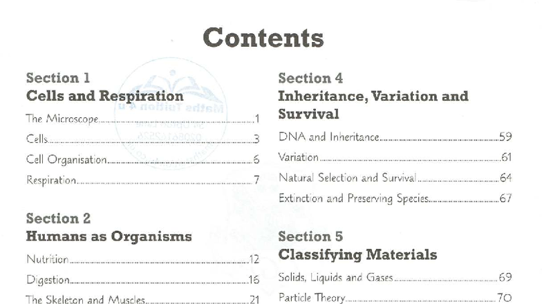 Key Stage 3 Biology: Cells, Respiration, and Human Organ Systems - Studocu