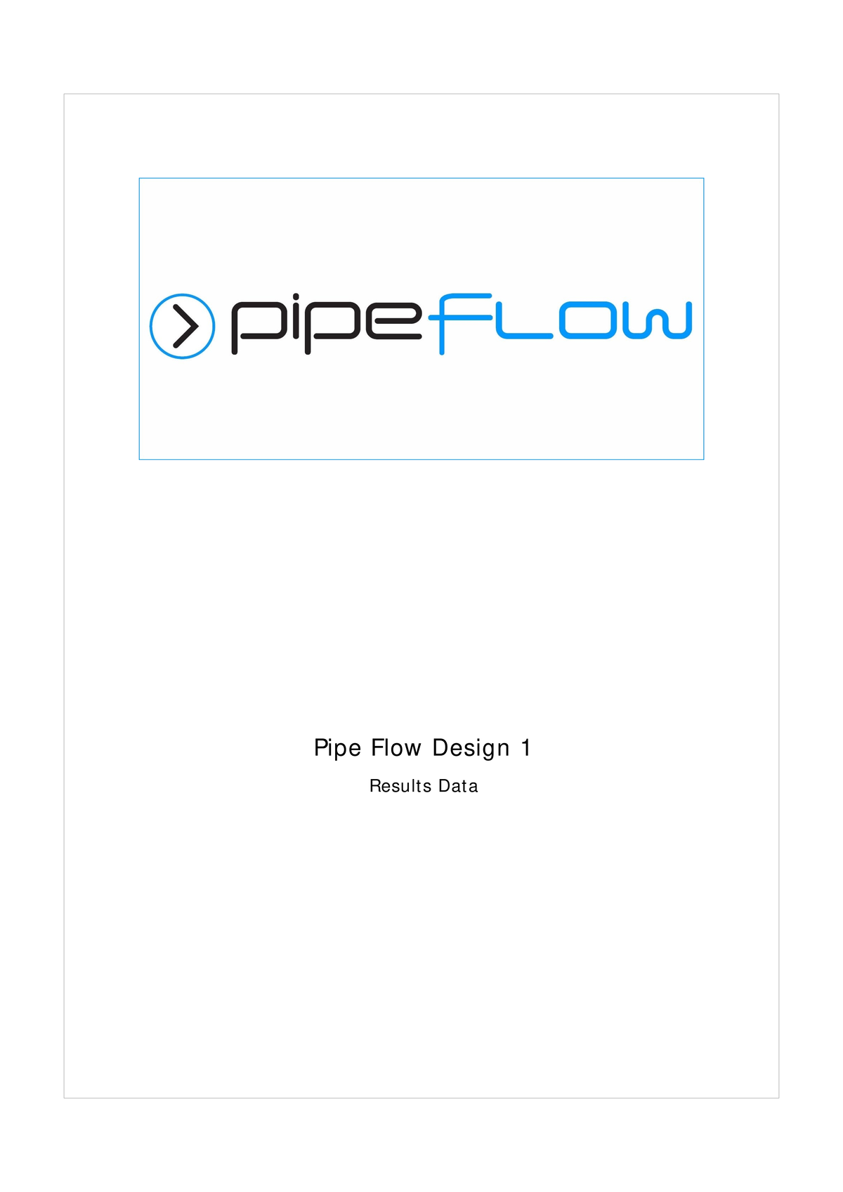 Pipe Flow Design 1 Results Data - PF Expert Solution - Studocu