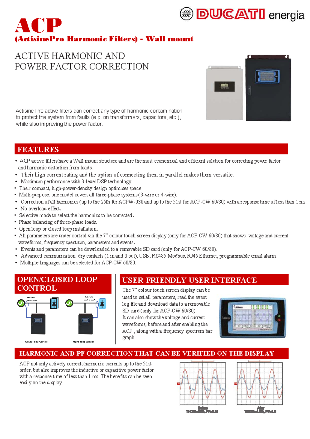ACP Ducati Technical Overview: Active Harmonic & Power Factor ...