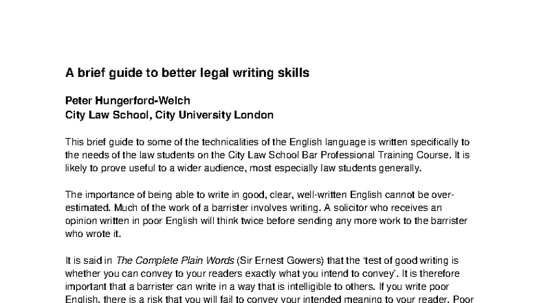Legal Research & Writing: A Guide to Effective Legal Writing Skills ...