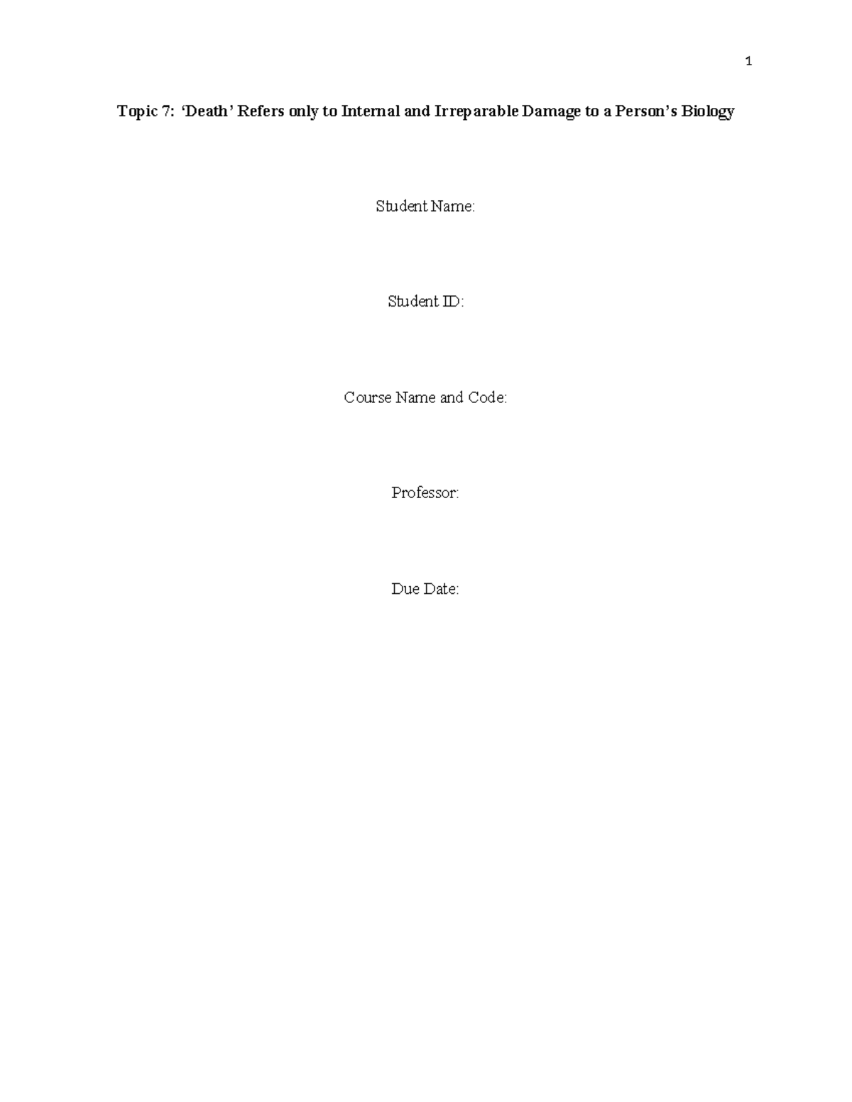HZ0213-06: Essay on the Implausibility of Death as Internal Change ...