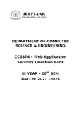 web application security - ccs374 - Studocu