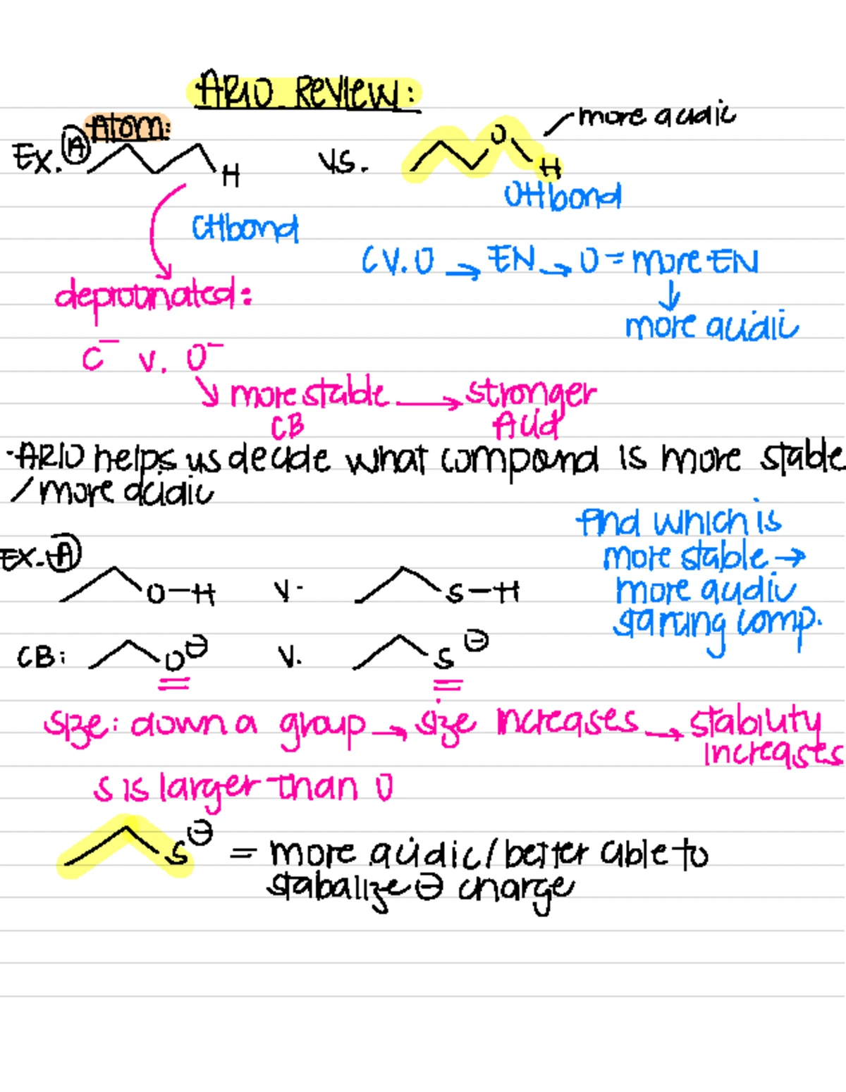 Organic chemistry ARIO rules - AM0ReYKV# more audio Ex#I+ us. ~°¥bond ...