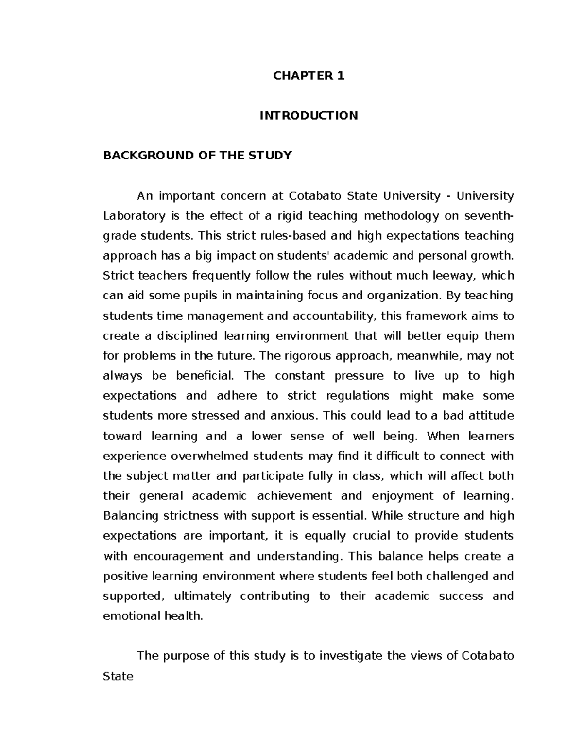 Practical Research 1 1 - Helping each other - CHAPTER 1 INTRODUCTION ...