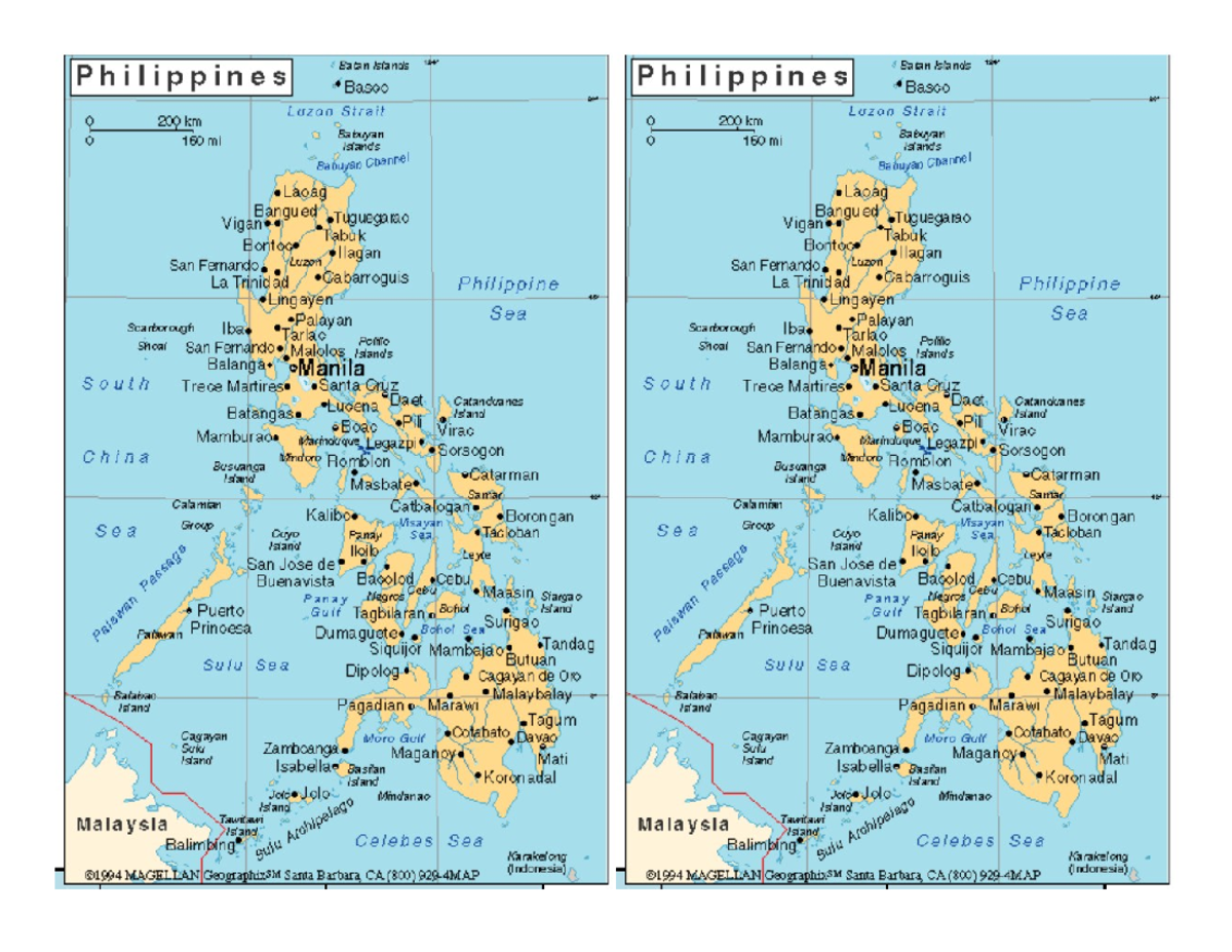 Philippine Map - Batan Batan Islands 124 Philippines Basco Philippines ...