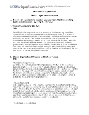 C234 Task 2 Template Current - REM1: Task 2: Workforce Planning ...