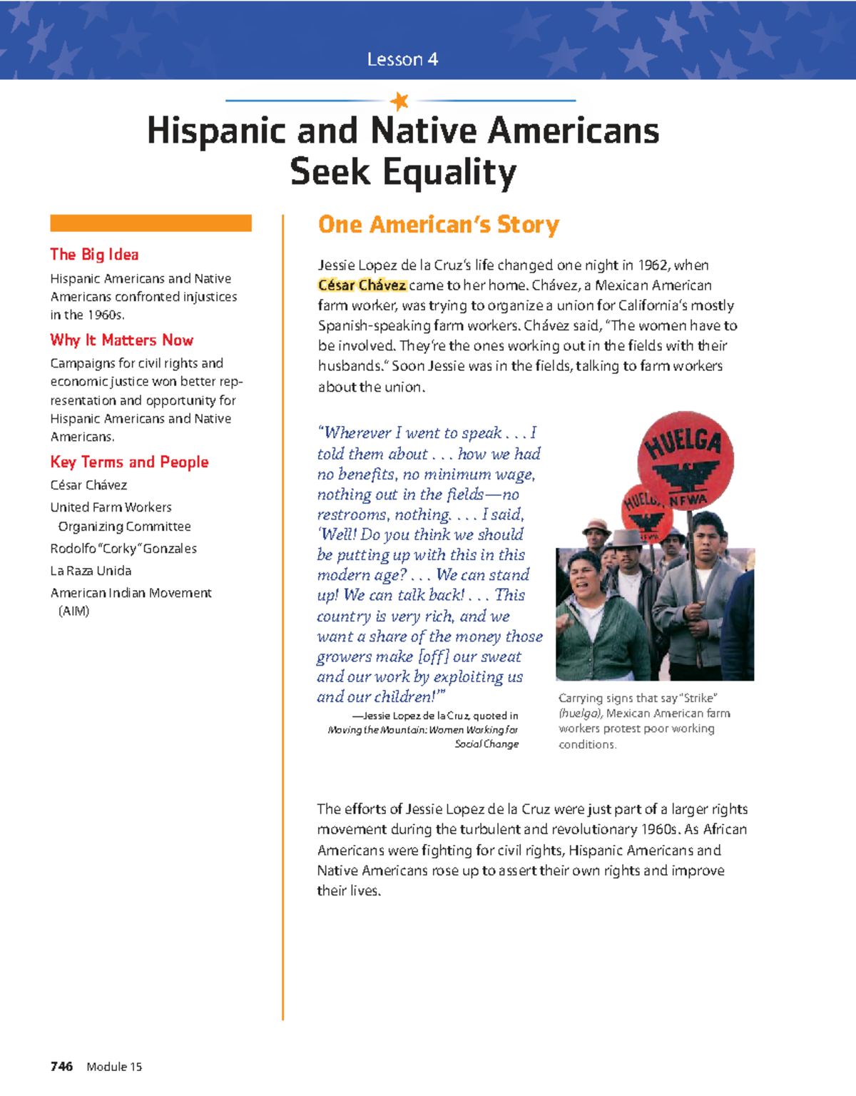 HISP 320: Struggles for Equality: Hispanic & Native Americans in the ...