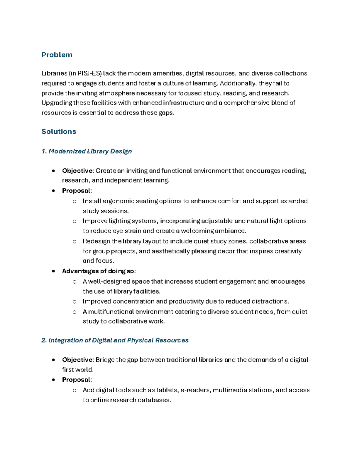 Modernizing Library Spaces: Enhancements and Digital Integration in ...