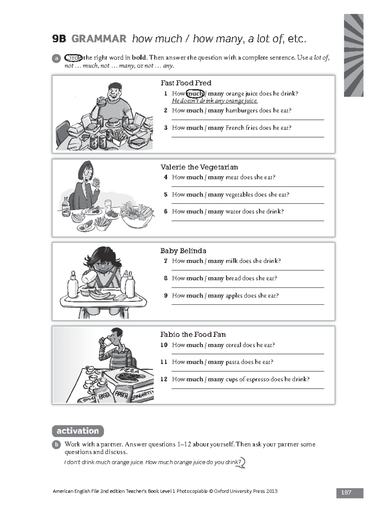 Grammar Exercises: How Much/How Many for English 1 - Studocu