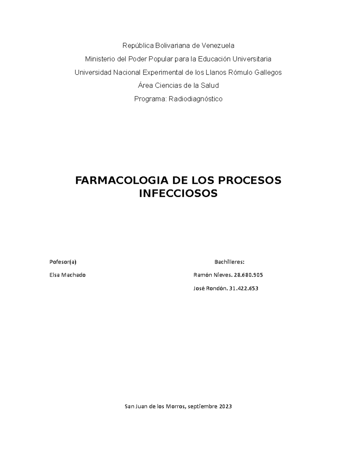 Farmacología de los Procesos Infecciosos: Antibióticos y Resistencia - Studocu