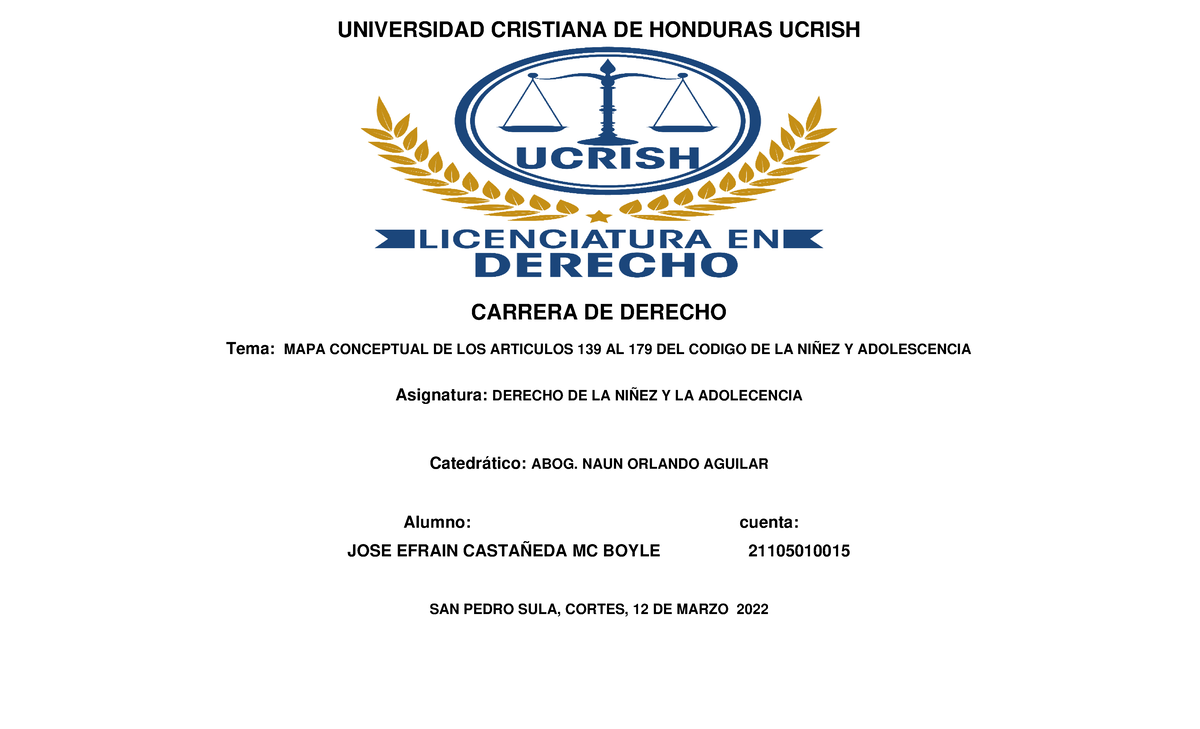 MAPA Conceptual 139-179 - UNIVERSIDAD CRISTIANA DE HONDURAS UCRISH ...