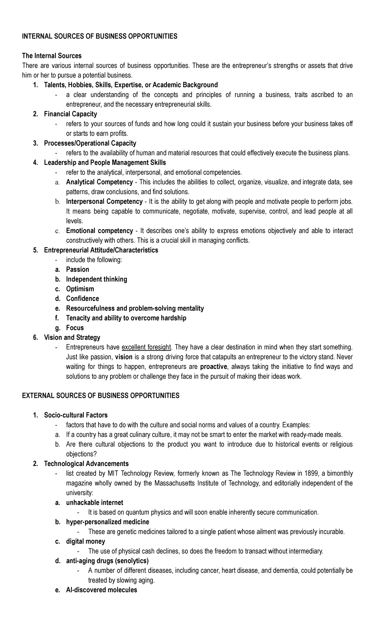 SHS Business Enterprise Simulation: Exploring Biz Opportunities - Studocu
