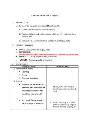 Grade 3 DLL Science 3 Q1 Week 8 - GRADES 1 to 12 DAILY LESSON LOG ...