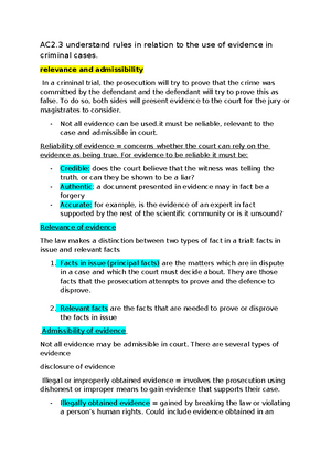 AC2.2 Unit 1 criminology - AC2: evaluate the use of media types in ...