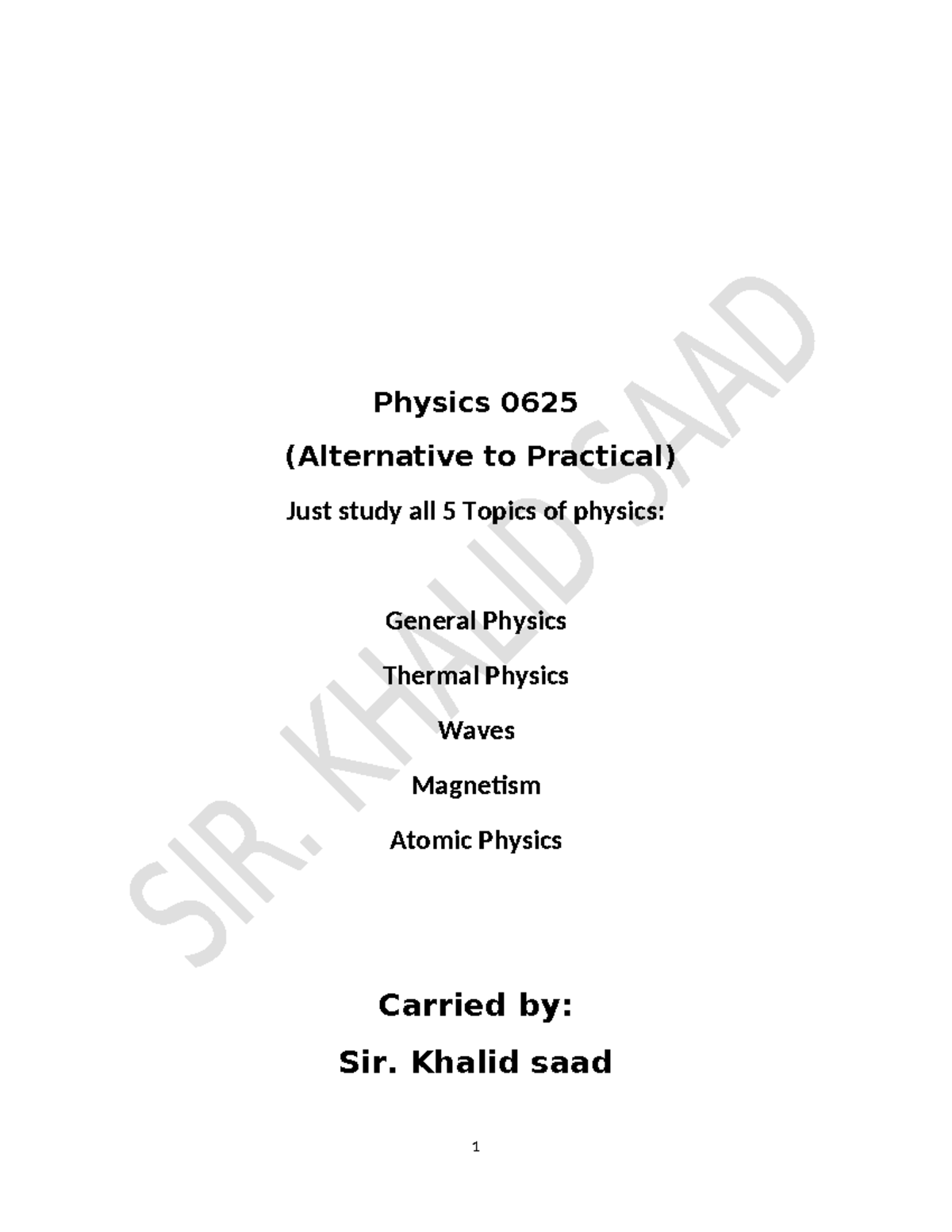 Physics 0625 ATP Notes: Enhancing Experiment Accuracy and Techniques ...