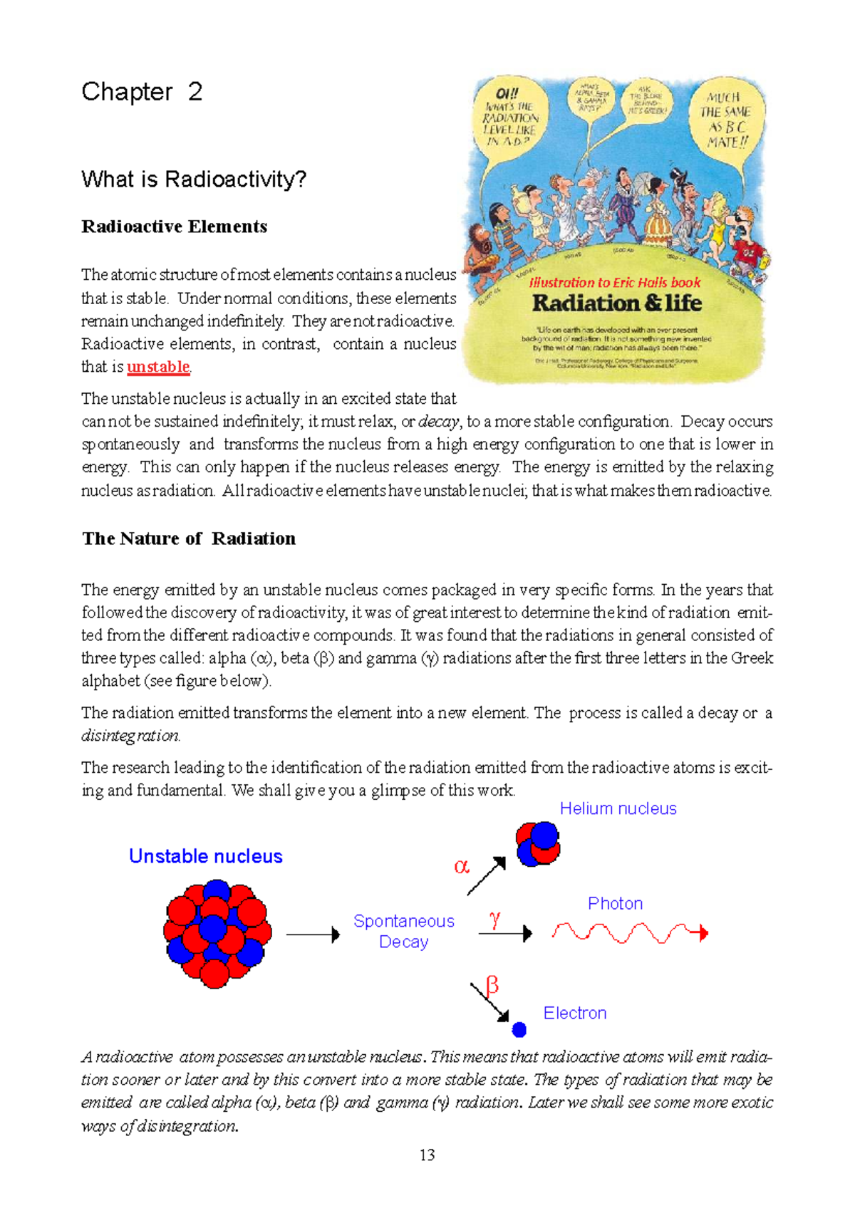 Radioactivity Lecture Notes: Understanding Unstable Nuclei and ...