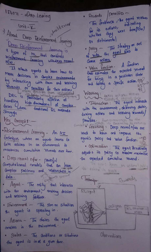 deep learning - AD3501 - Studocu